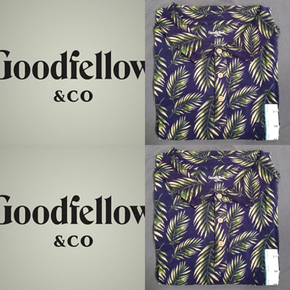 Goodfellow & Co | Shirts | Big Tall Mens Goodfellow Co Palm Polo Shirt ...